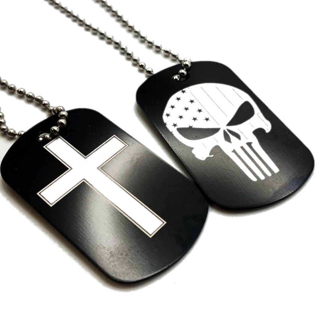 Logo Unit Military Dog Tags / Custom Engraved / Army National Guard - Etsy