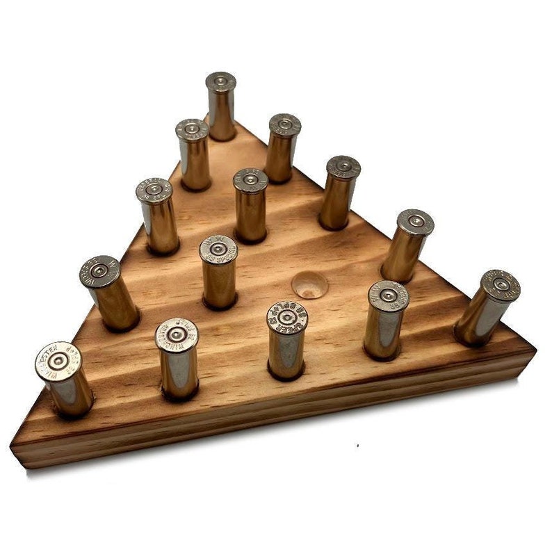 Triangle Bullet Peg Game, Cracker Barrel Brain Puzzle, Man Cave, Golf ...