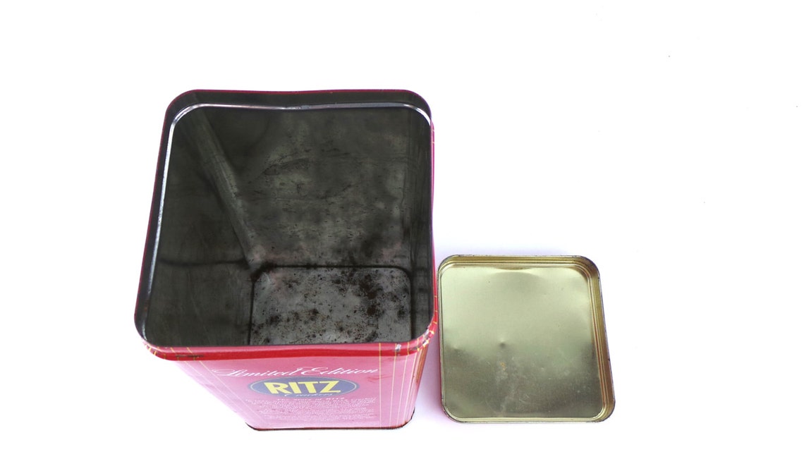 Ritz Tin, Vintage Ritz Tin, 1986 Ritz Tin, Vintage Ritz Cracker Tin ...