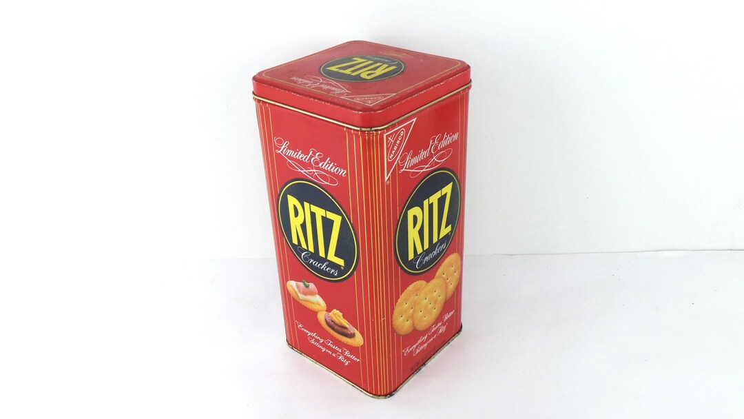 Ritz Tin, Vintage Ritz Tin, 1986 Ritz Tin, Vintage Ritz Cracker Tin ...