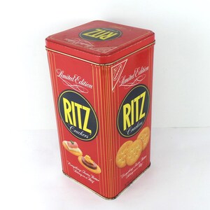 Ritz Tin, Vintage Ritz Tin, 1986 Ritz Tin, Vintage Ritz Cracker Tin ...