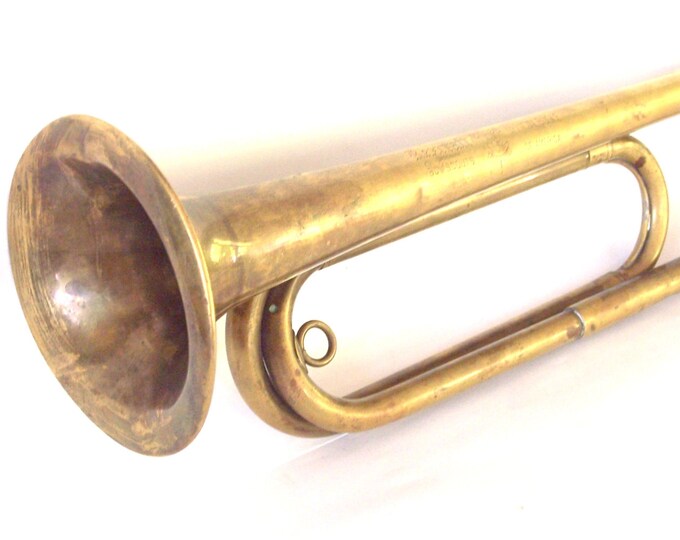 Antique Boy Scout Bugle, Rexcraft Bugle, Brass Bugle, Boy Scouts of ...