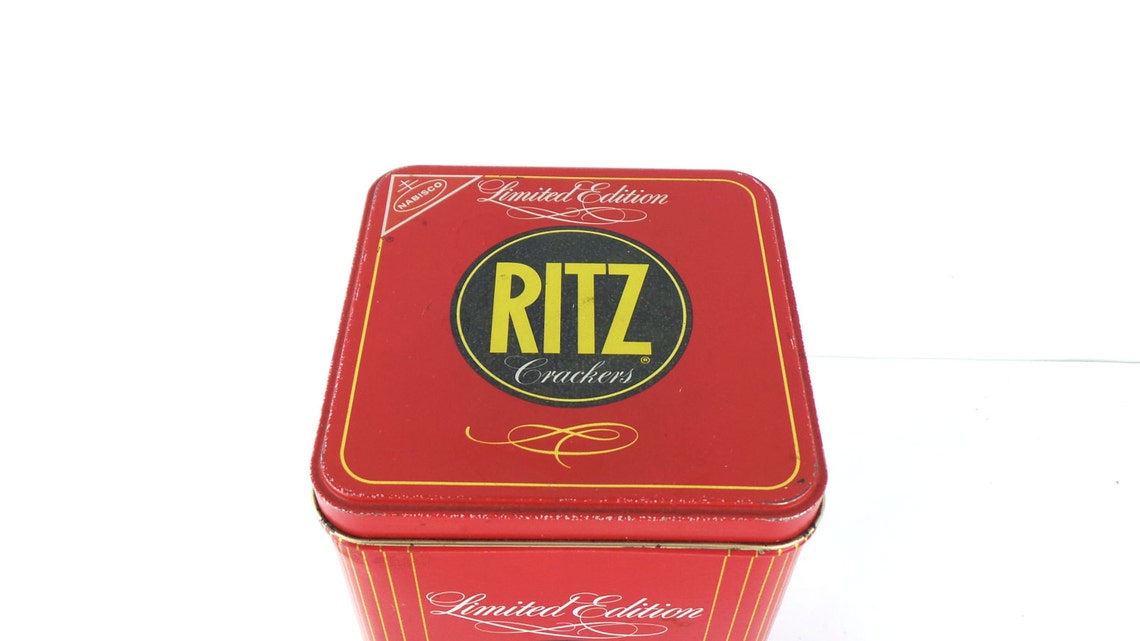 Ritz Tin, Vintage Ritz Tin, 1986 Ritz Tin, Vintage Ritz Cracker Tin ...