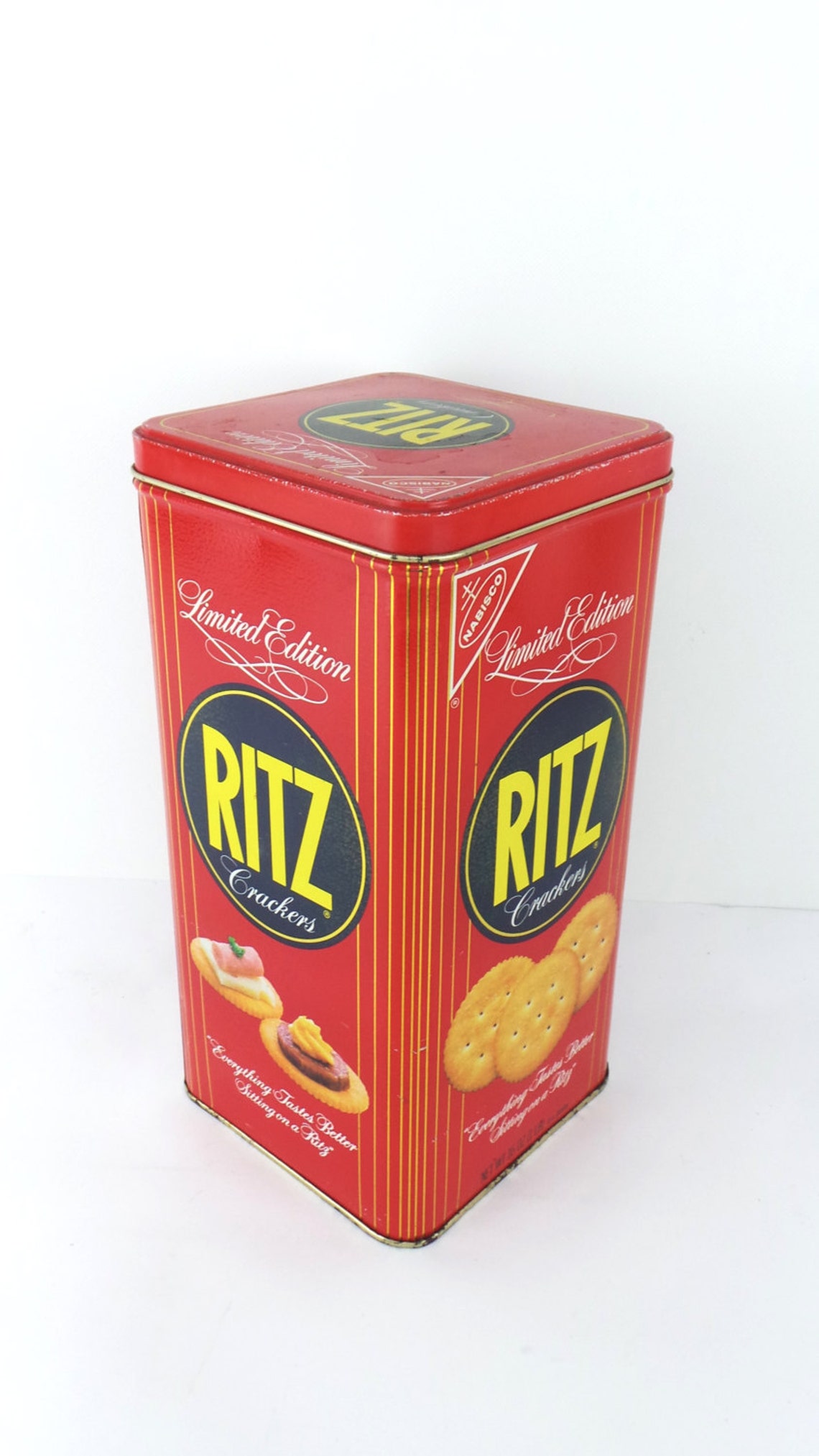Ritz Tin, Vintage Ritz Tin, 1986 Ritz Tin, Vintage Ritz Cracker Tin ...