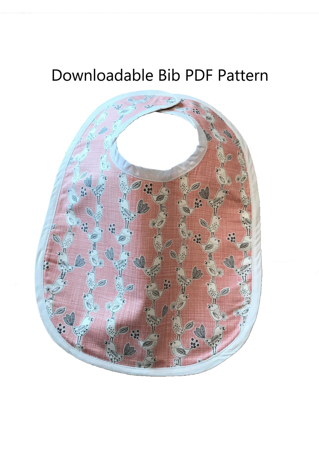 Baby Bib Tutorial, Baby Sewing Pattern, Easy Sewing Pattern, PDF ...