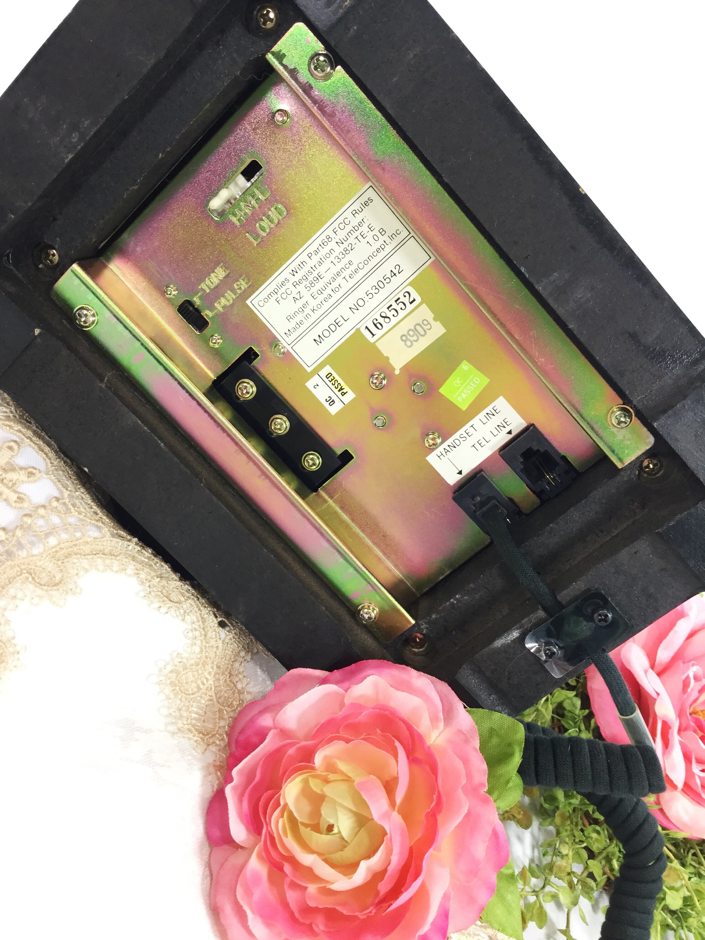 Gatsby Style Desk Phone, Vintage Land Line Telephone Shabby Chic, Great ...