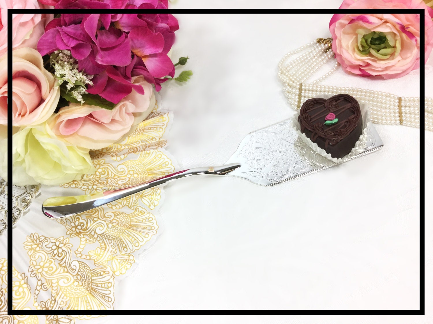 Ornate Silver Plated 11.5 Pie Server, Cake Server, Pastry Server ...