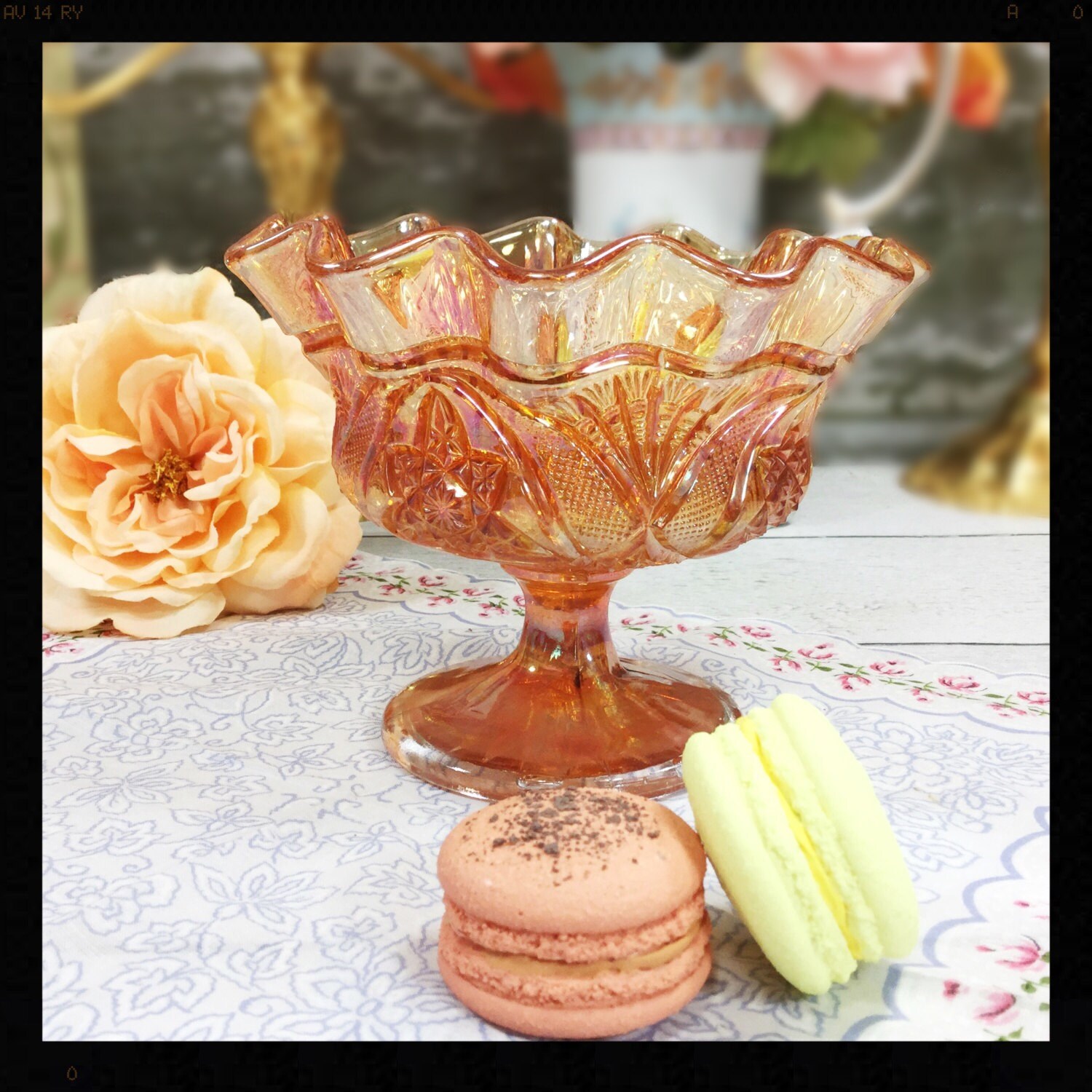 Orange Depression Glass