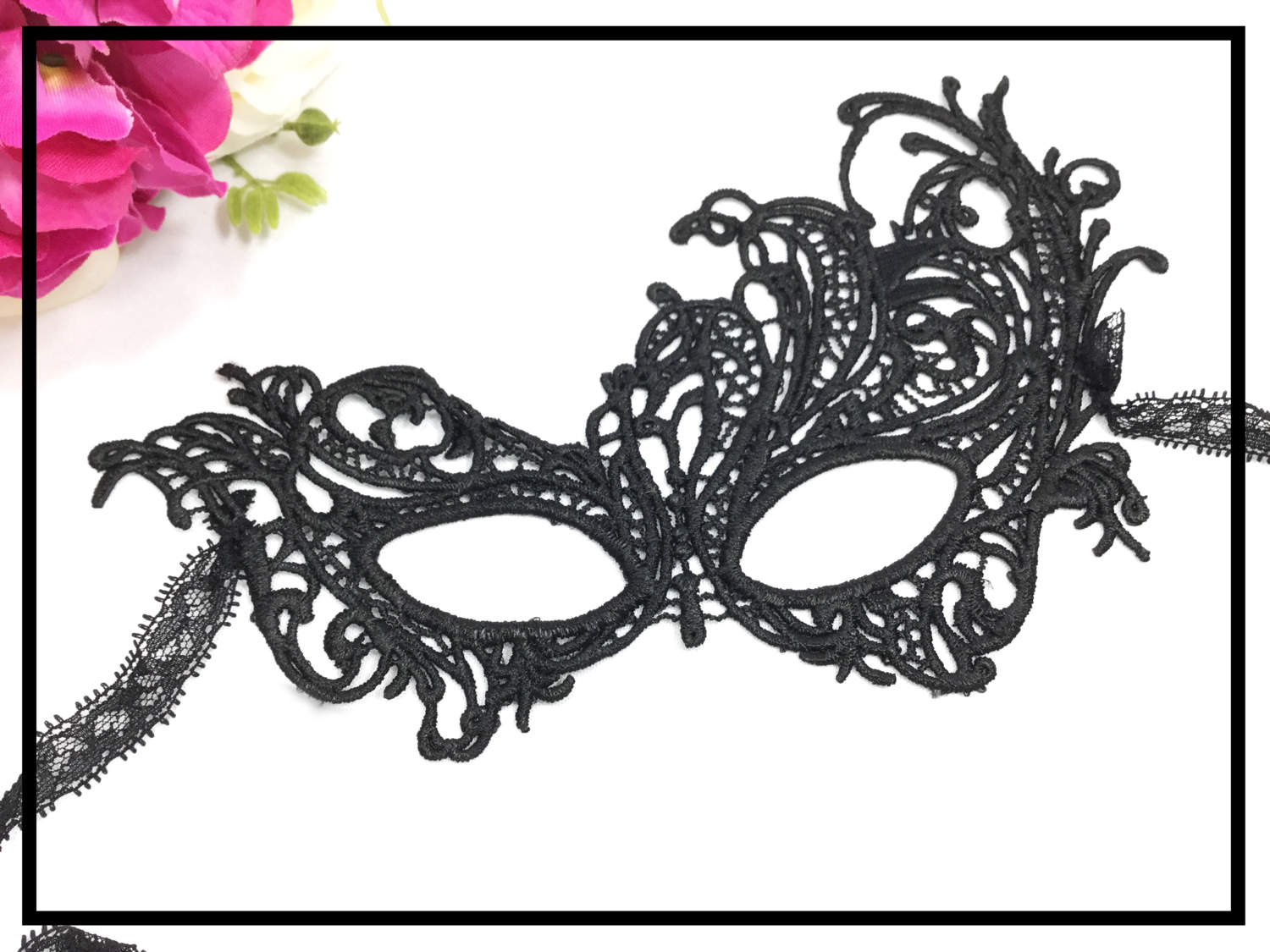 Exquisite Black Lace Masquerade Mask, Mardi Gras Mask, Party Mask ...