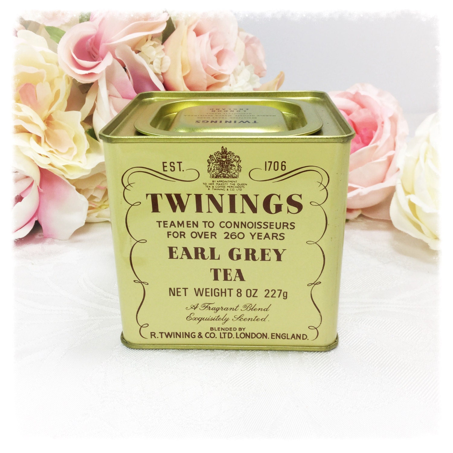 Unopened Vintage 8 oz. Twinings Earl Grey Tea Tin, English Tea for Tea ...