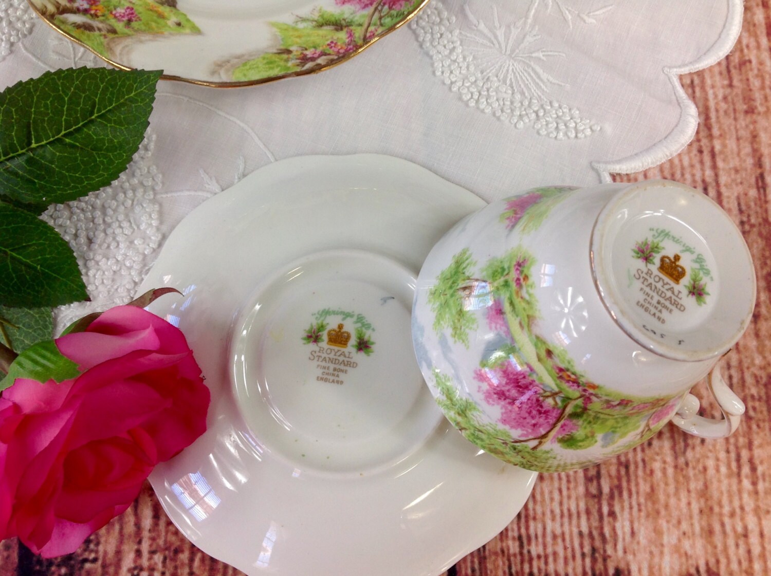 Exquisite 13 Piece Royal Standard Spring's Gift Complete Landscape ...