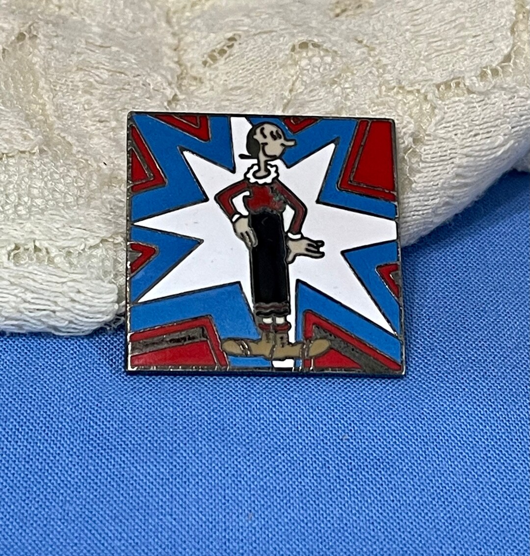 Vintage 1997 Olive Oyl Pin. Signed 1997 KFS/TM HEARST. Collectible Hat ...