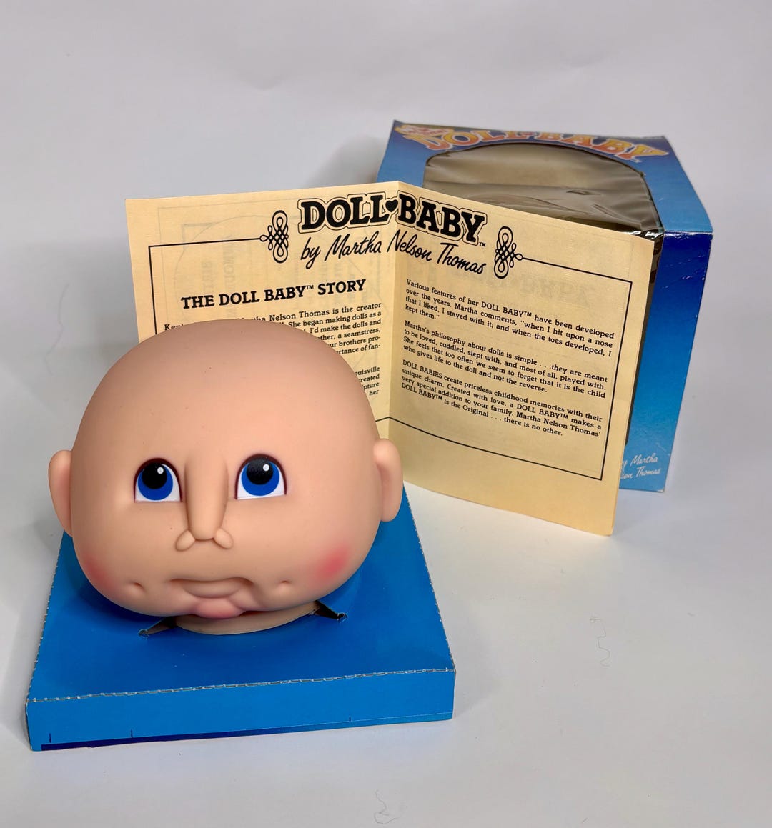 Martha Nelson Thomas Doll Head - the Original Doll Baby (1984) - Etsy