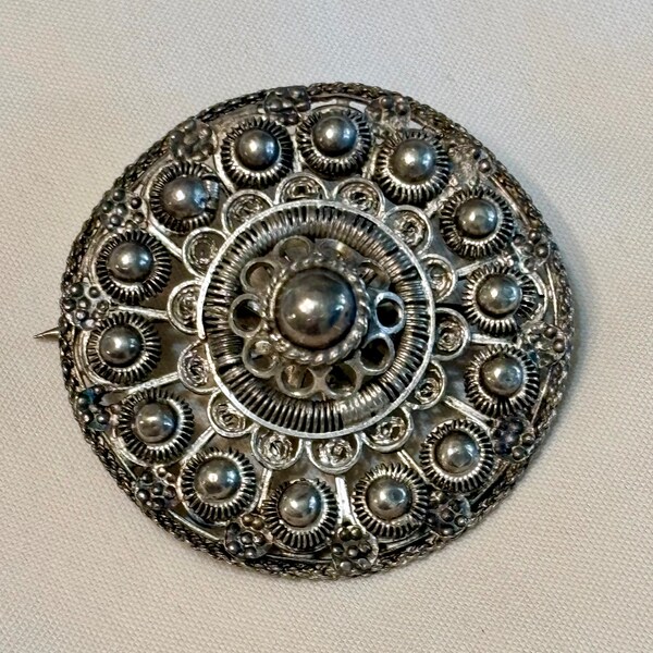 Filigree Brooch - Etsy