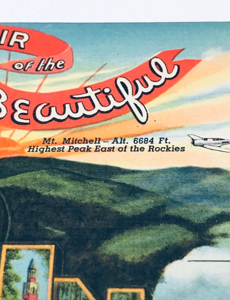 Vintage Unused Postcard Folding Booklet. Copy right 1942. | Etsy