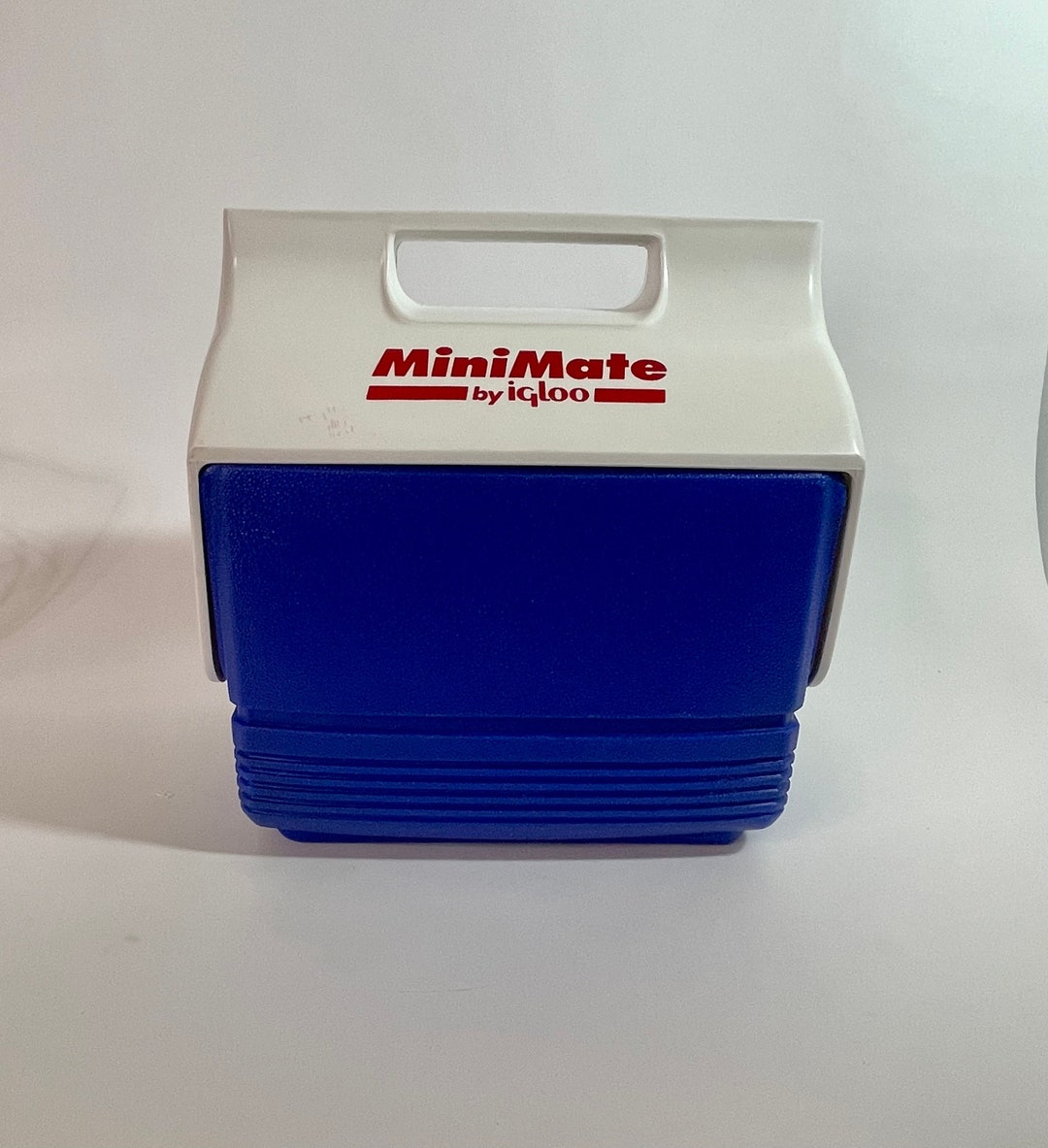 Vintage IGLOO Minimate Cooler. Blue and White Personal 6-pack Lunch Box - Etsy