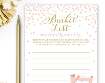Bachelorette Party Bucket List - Etsy
