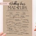 Wedding Vows Mad Libs . Printable Funny Wedding Advice Mad - Etsy