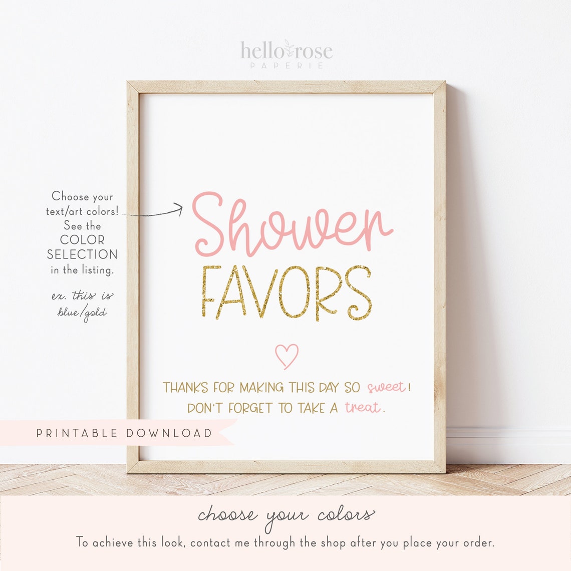 Shower Favors Baby Shower Table Sign . Boy Girl Neutral . | Etsy