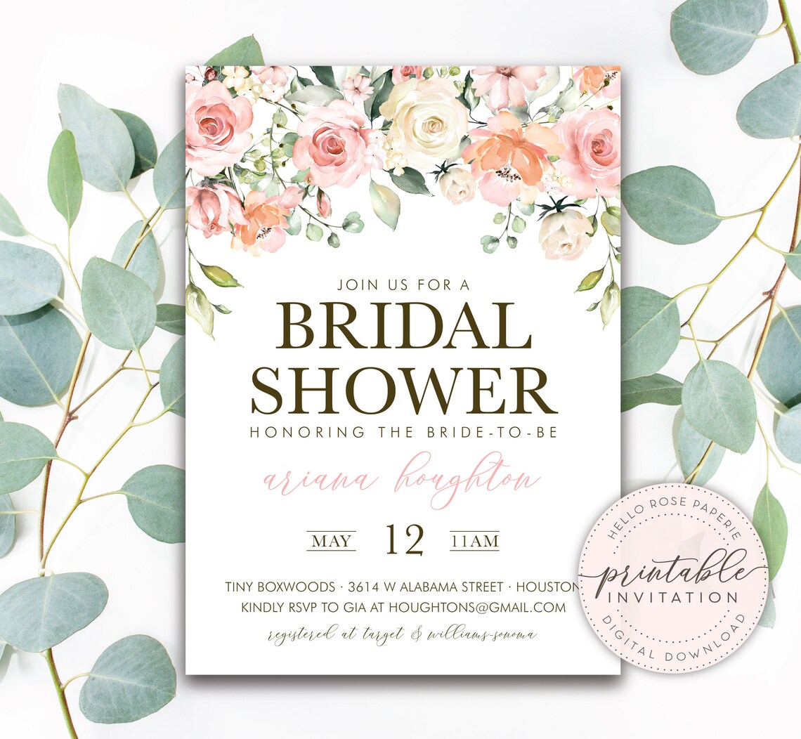 Cards and Gifts Printable Table Sign 8x10 . Floral Watercolor - Etsy