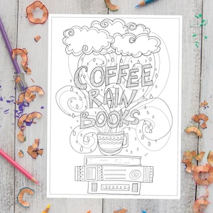 rain clouds coloring pages