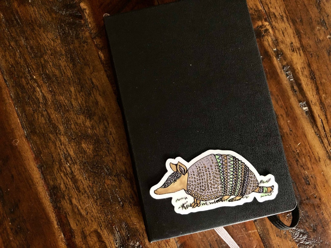 Armadillo Sticker / Armadillo Gift / Texas Sticker / Cute Armadillo ...