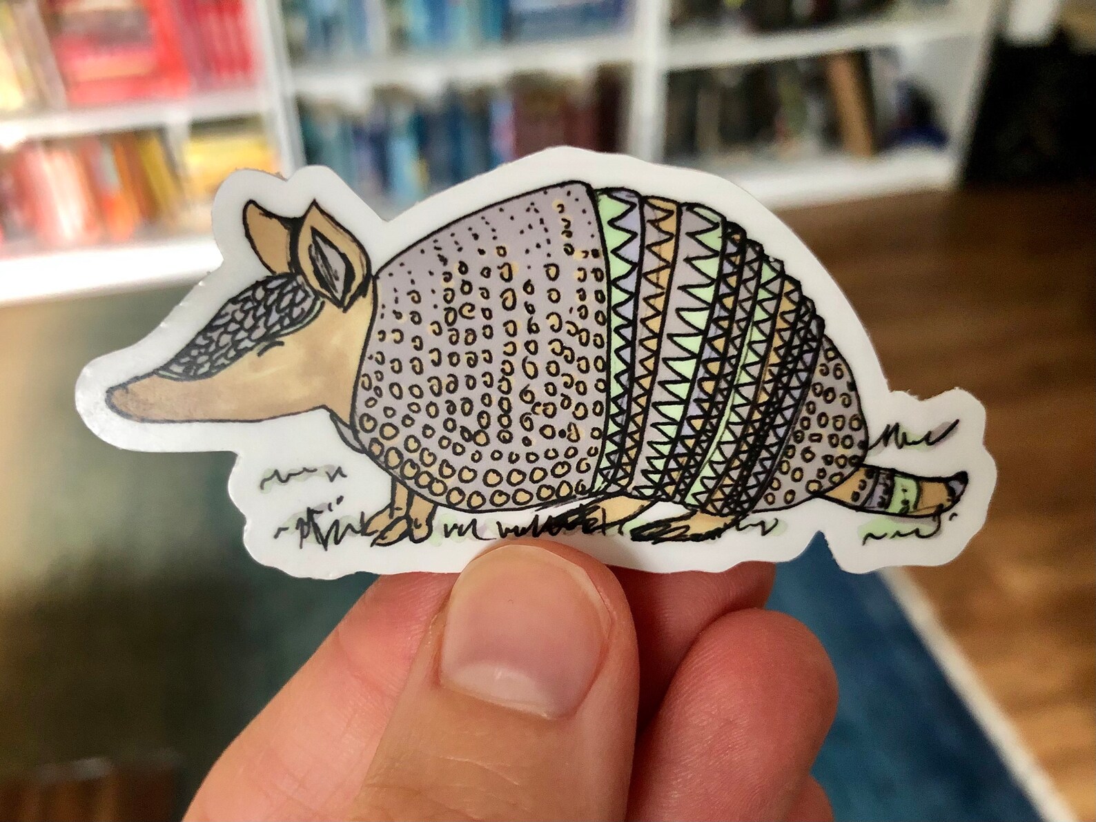 Armadillo Sticker / Armadillo Gift / Texas Sticker / Cute - Etsy
