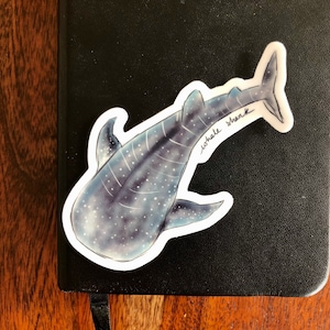 Whale Shark Sticker / Ocean Sticker / Animal Sticker / Sea Creature ...