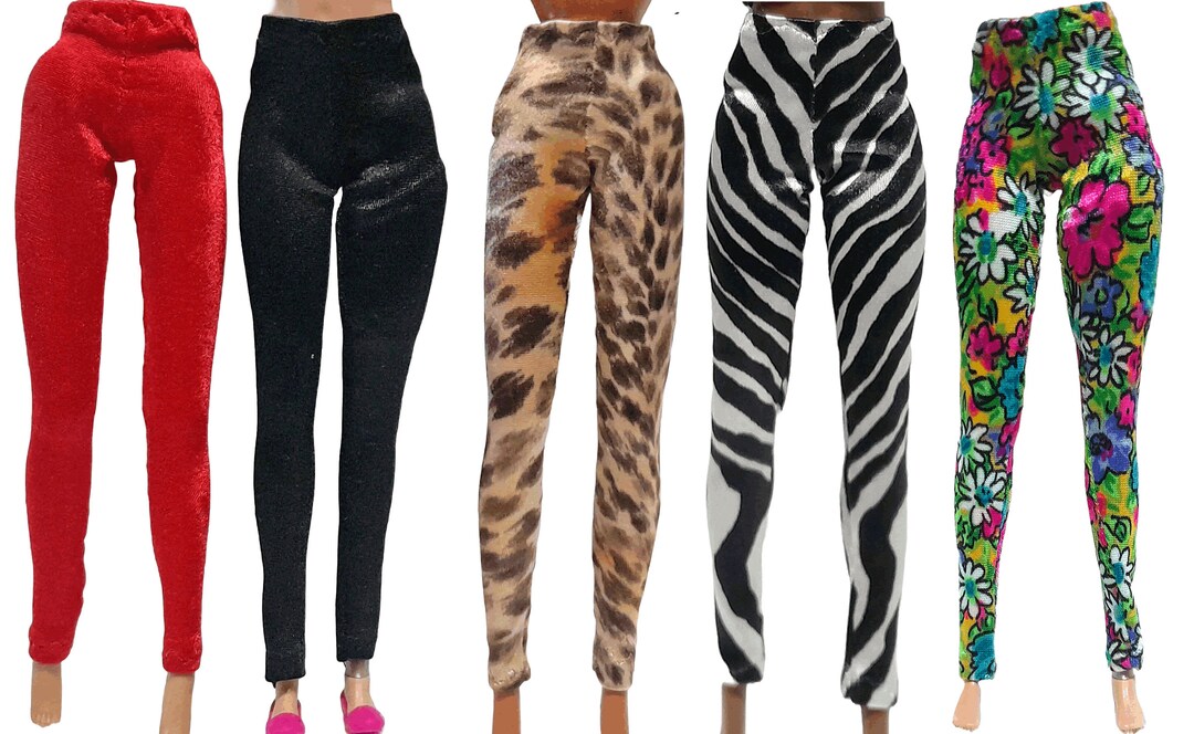 Leggings for Barbie Dolls-handmade Spandex-classic-curvy-vintage - Etsy