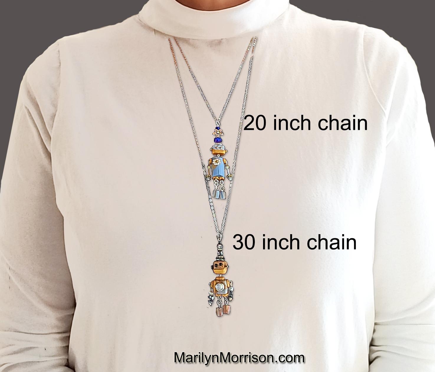 Robot Necklace (aka Bot Bling) - Etsy