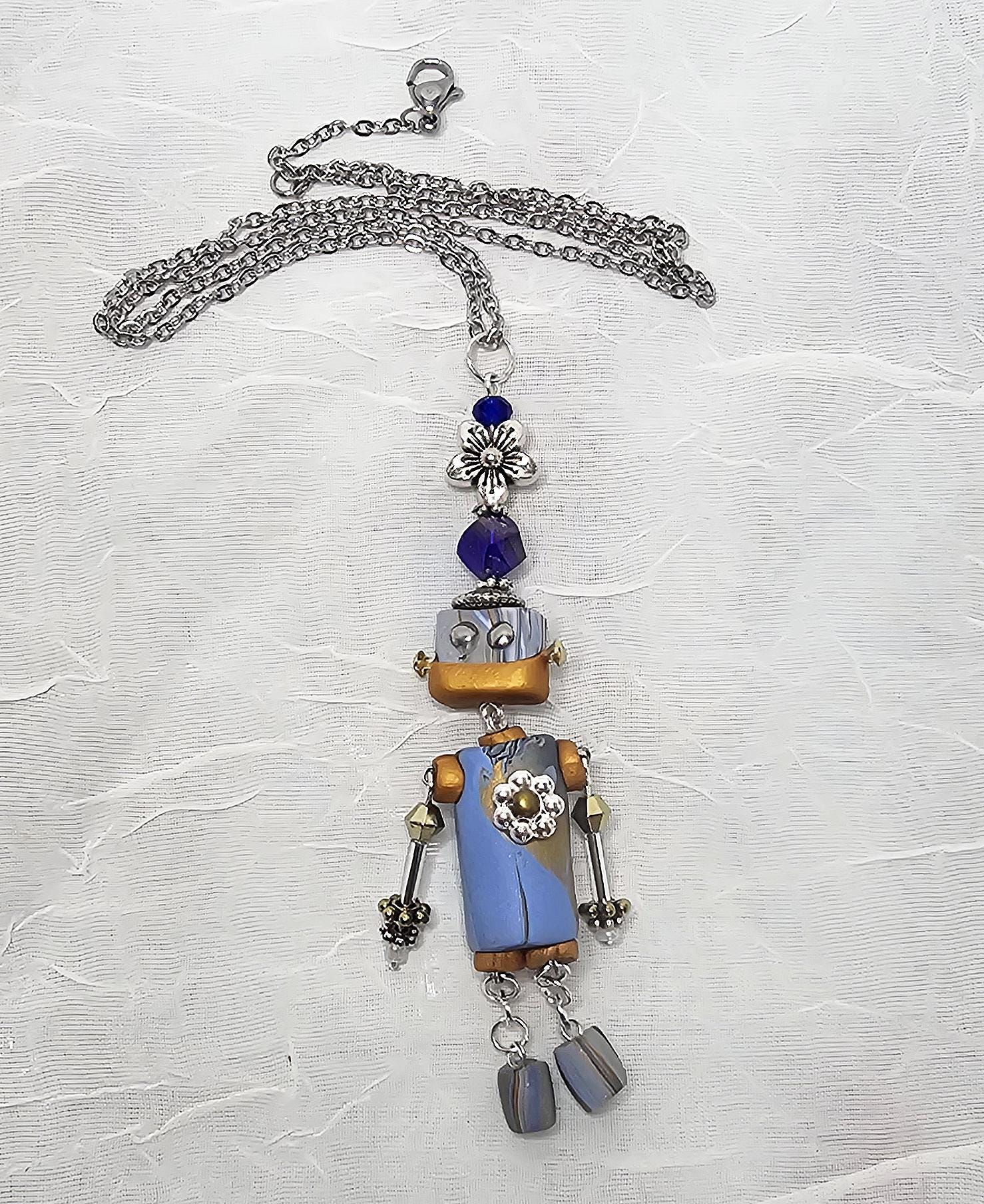 Robot Necklace (aka Bot Bling) - Etsy