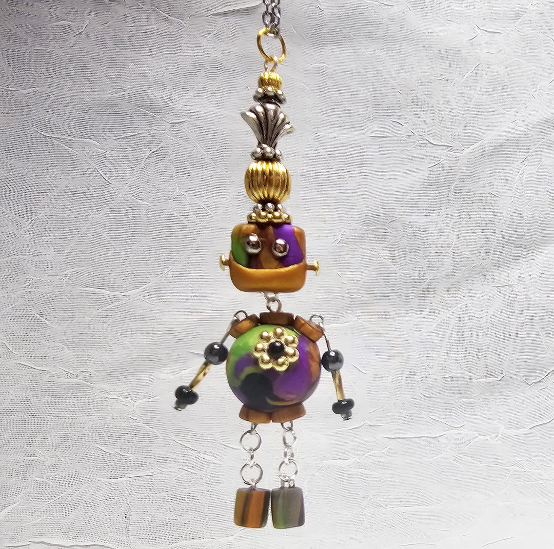 Robot Necklace (aka Bot Bling) - Etsy