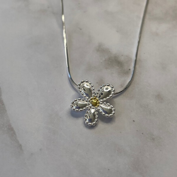 Silver Daisy Jewelry - Etsy