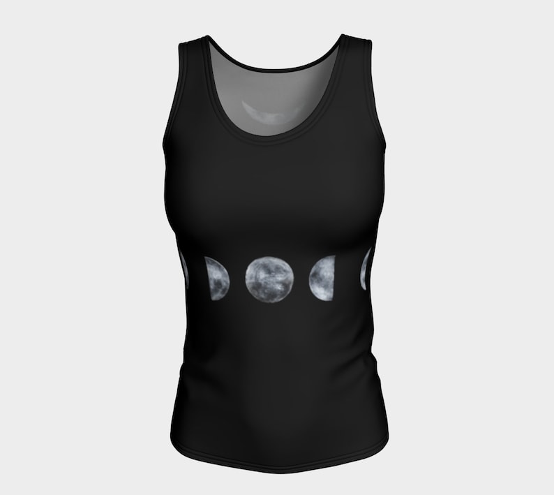 Moon Phases Tank Top / Witch Clothing / Pagan Clothing / | Etsy