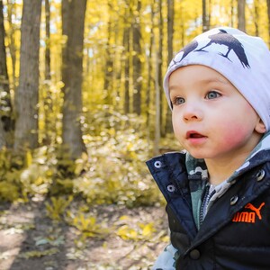 Crow Raven Lightweight Slouchy Beanie - Women's Men's Teen Toddler Baby ...