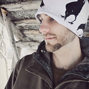 Crow Raven Lightweight Slouchy Beanie - Women's Men's Teen Toddler Baby ...