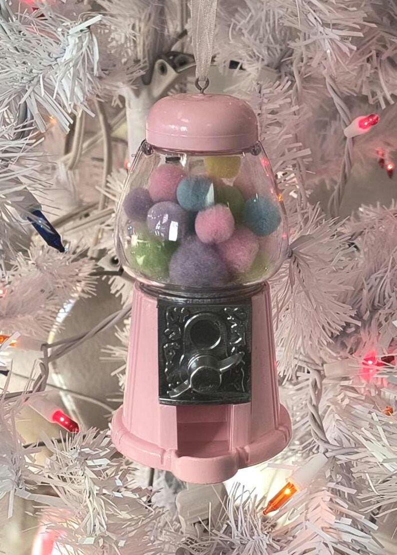 Custom Gumball Machine Ornament, Gumball Dispenser Ornament ...