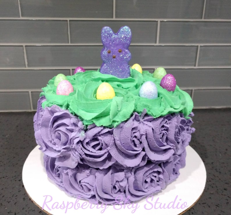 Fake Easter Cake Fake Easter Marshmallow Bunny Cupcakes - Etsy