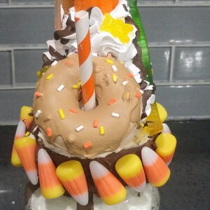 Fake Fall Autumn Milkshake, Over the Top Milkshake, Faux Candy Corn ...
