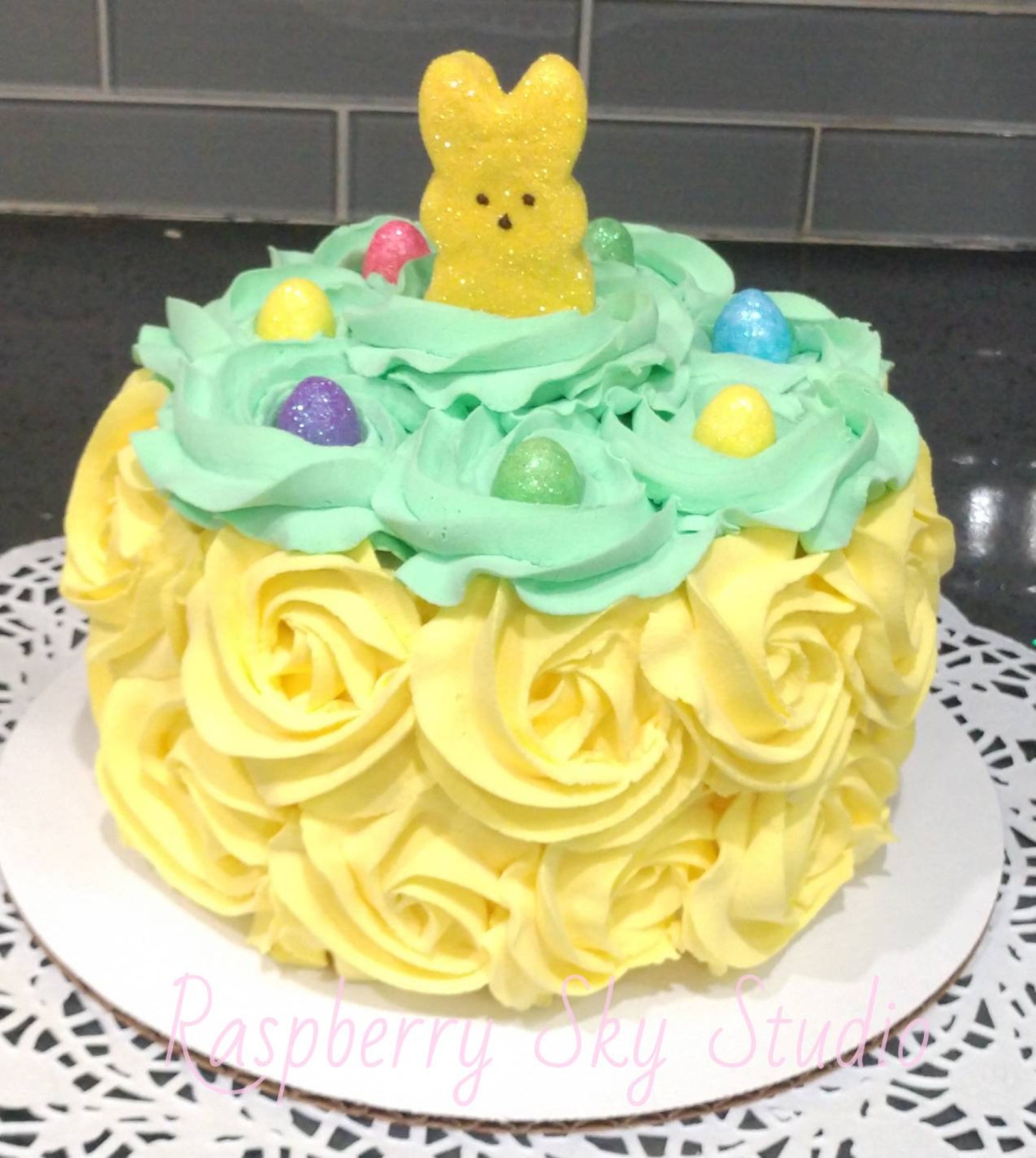 Fake Easter Cake Fake Easter Marshmallow Bunny Cupcakes - Etsy
