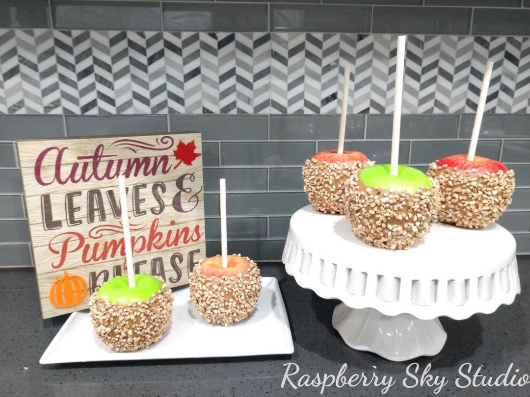 Fake Caramel Apples, Caramel Apple With Nuts, Fake Candy Apple ...