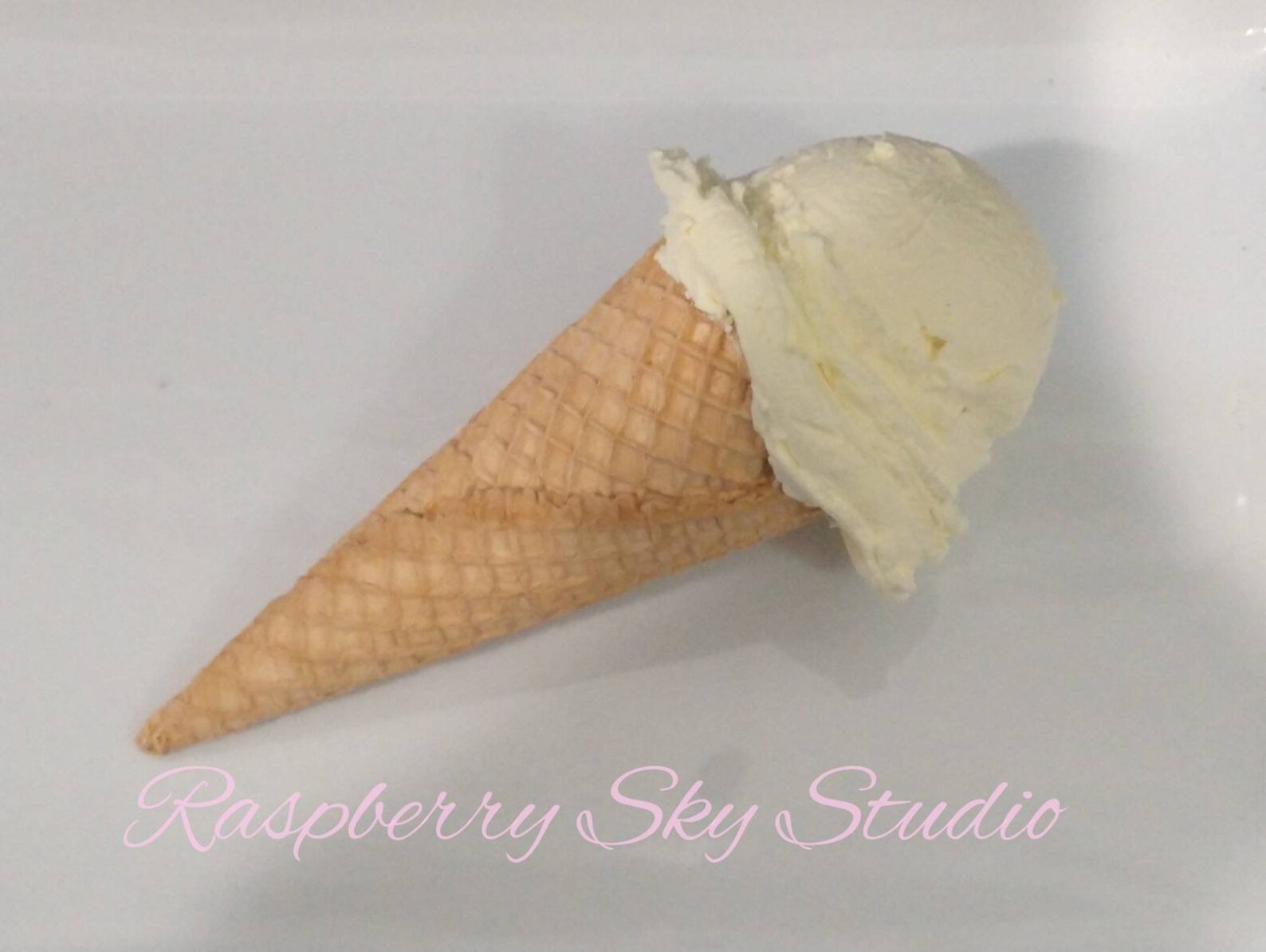Fake Vanilla Ice Cream Cone Fake Ice Cream Fake Food Prop - Etsy