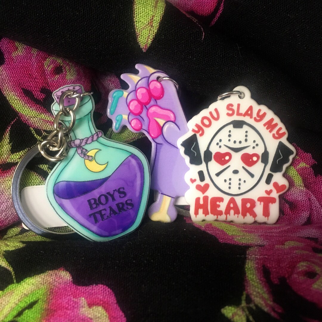 Spooky Kawaii Keychains - Etsy