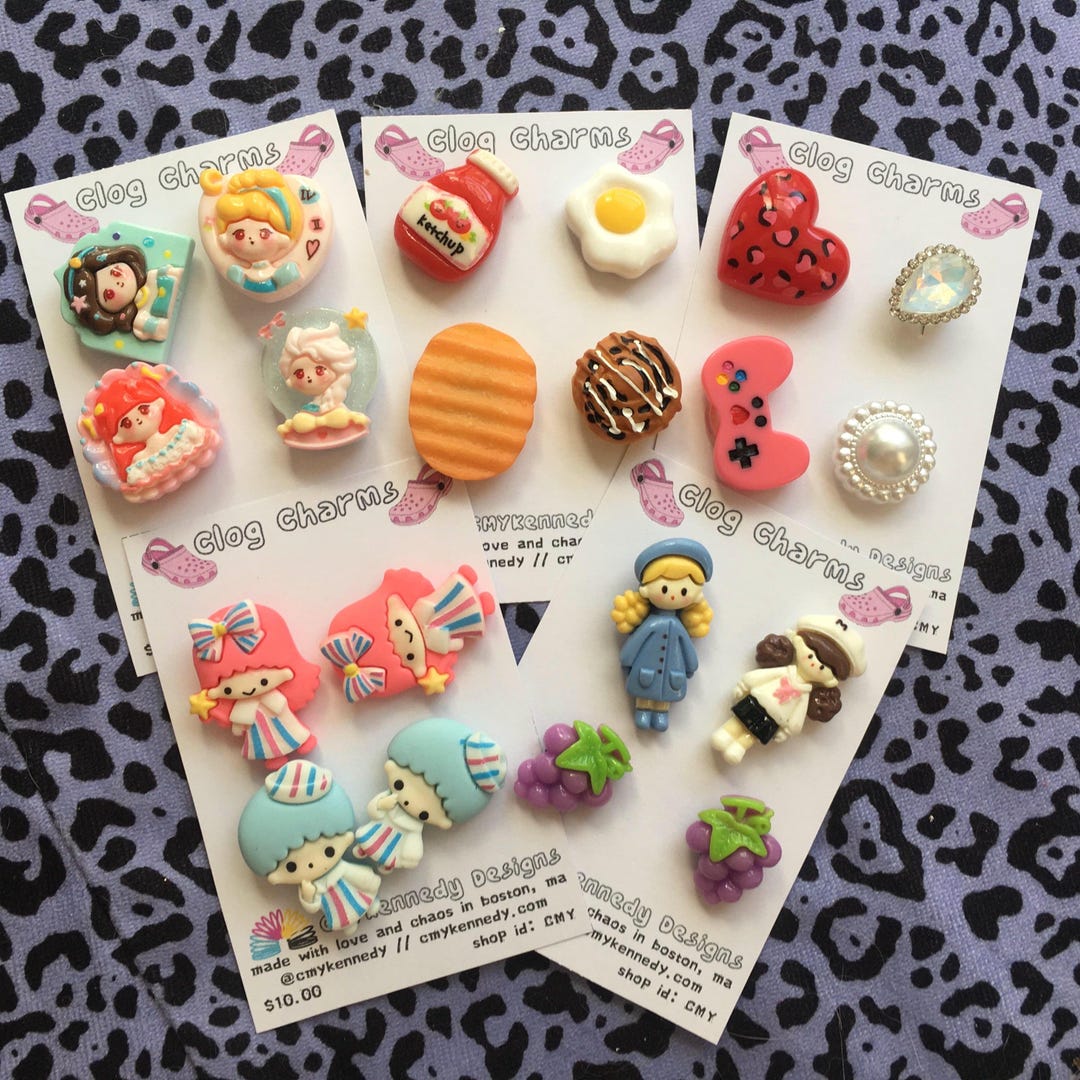 Clog Shoe Charm Mystery 4 Pack - Etsy