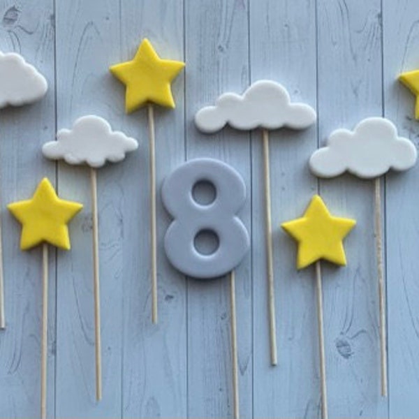 Fondant Stars - Etsy