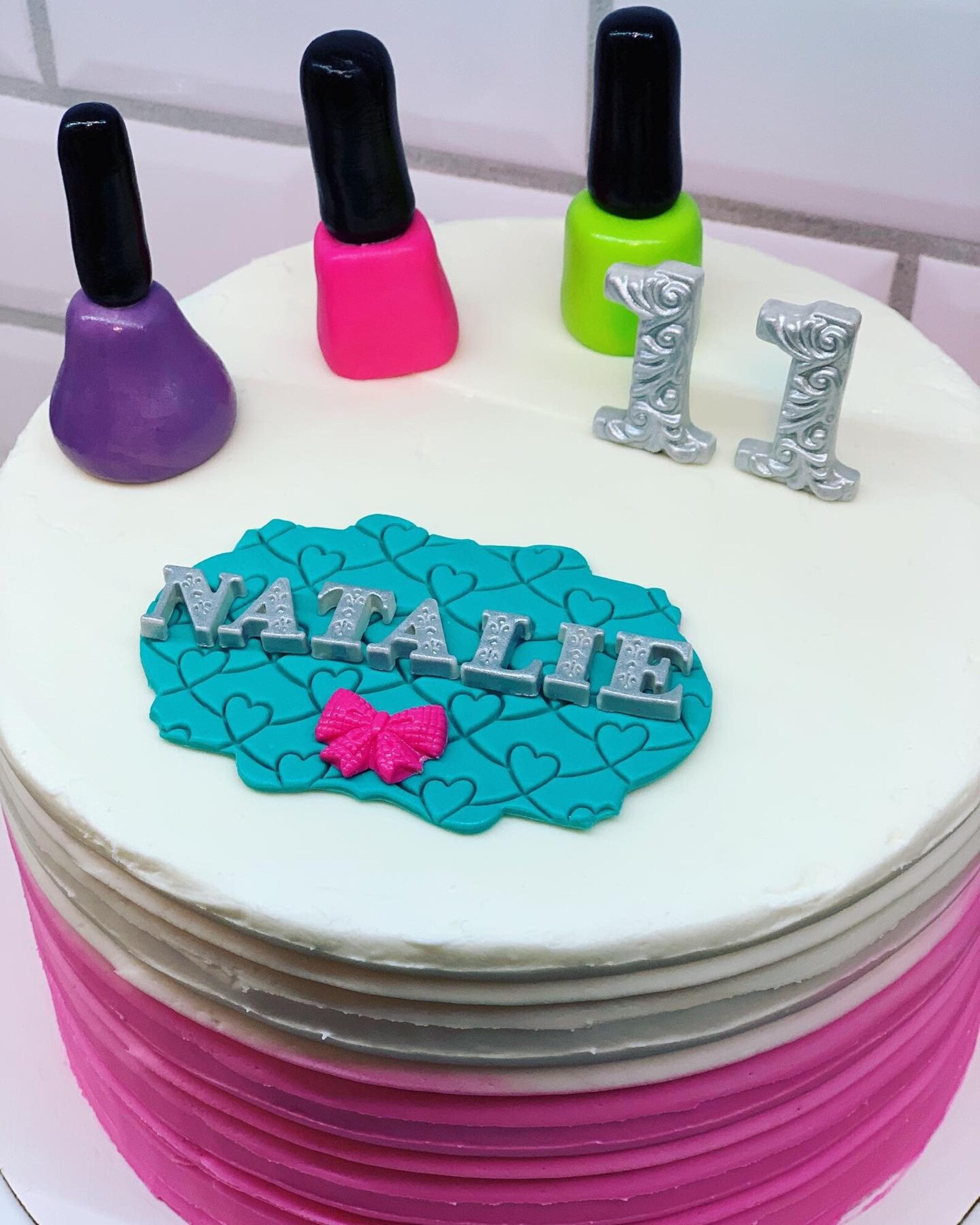 Nail Polish Cake Make up Cake Girly Birthday Cake Fondant - Etsy