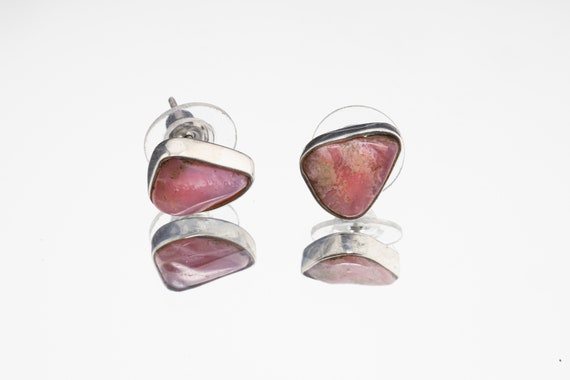 Rhodochrosite stud earrings store