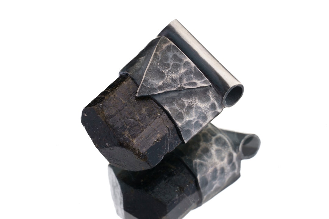 Himalayan Terminated Black Dravite Tourmaline Gem - Stack Pendant ...