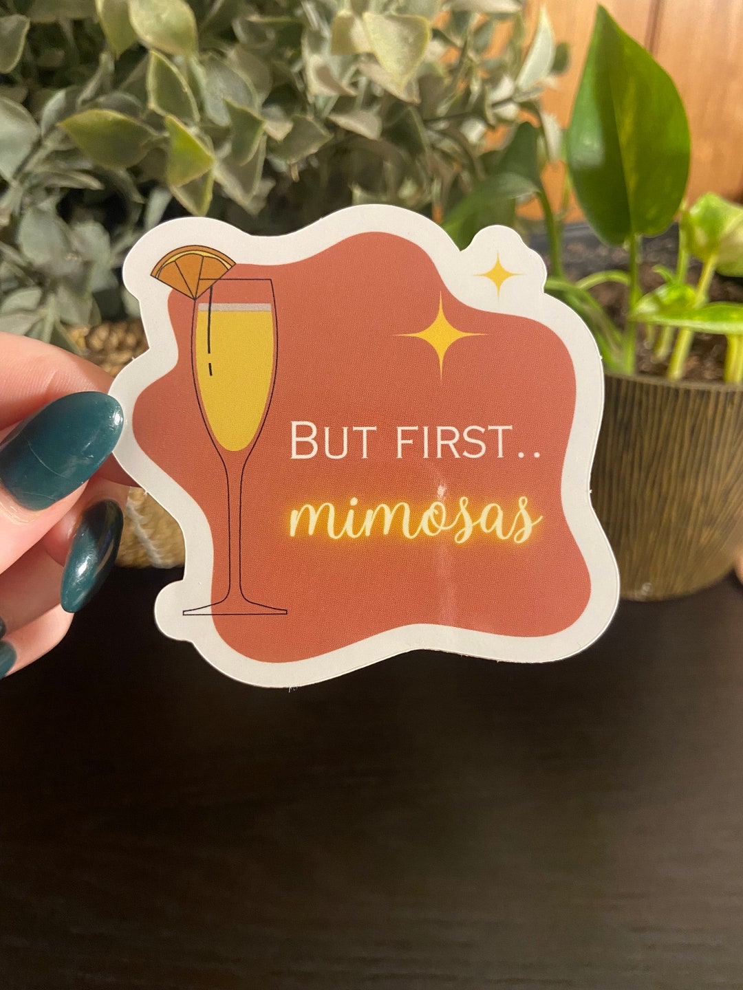 Mimosas Sticker Cute Sticker Brunch Sticker Water Bottle Sticker Funny ...