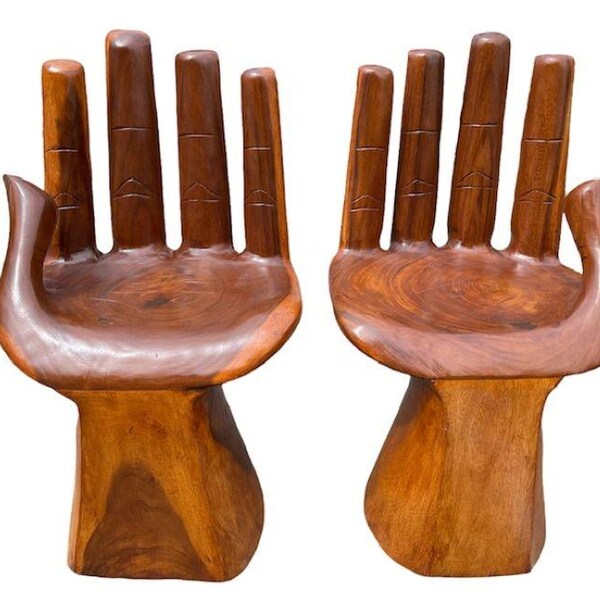 Hand Shaped Chair - Etsy